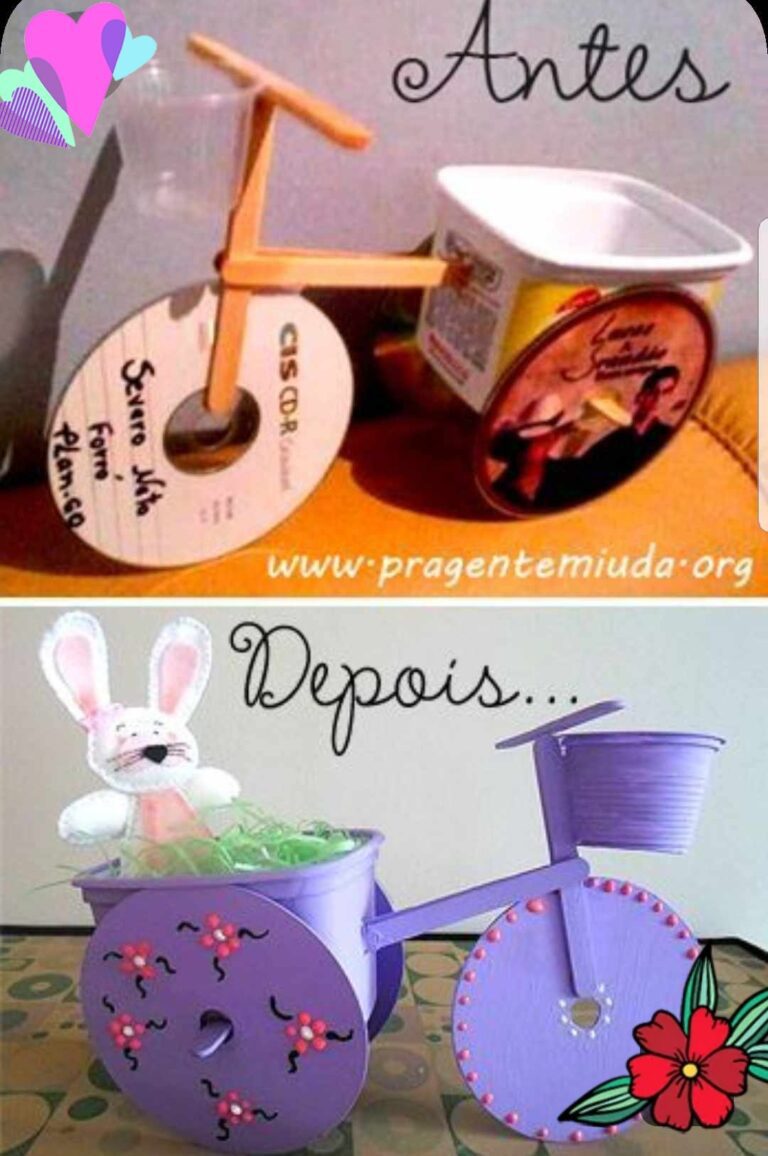 Un macetero reciclado - Pucela con Peques